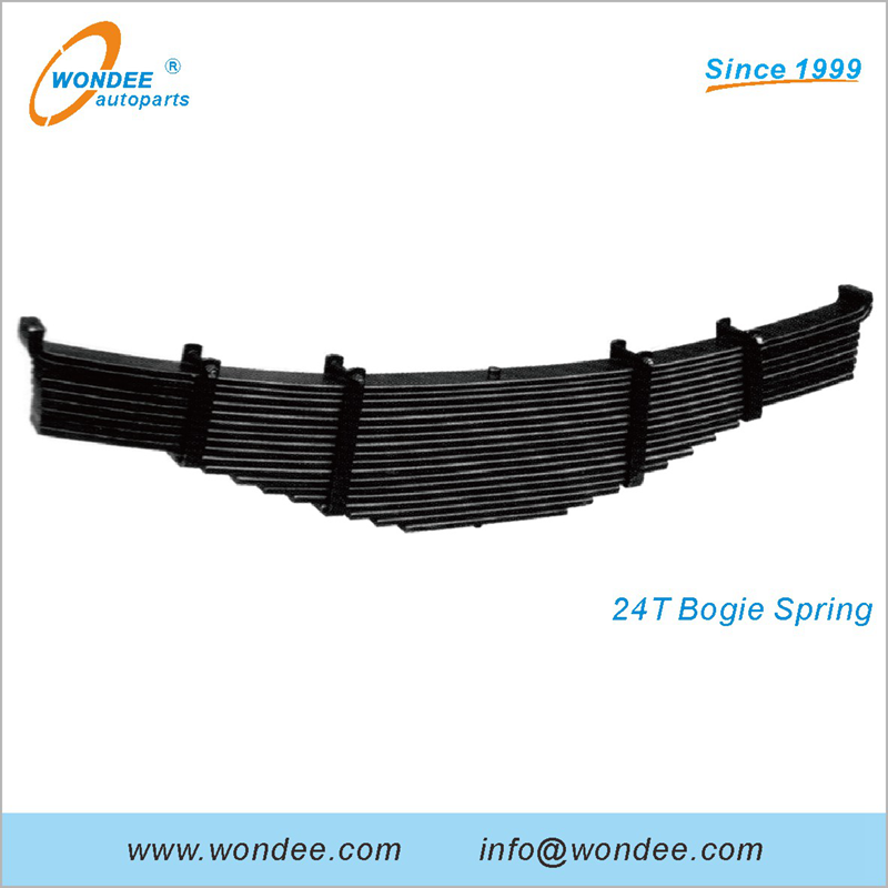24T 28T 32T Bogie Leaf Springs pour des semi-remorques et des camions ...